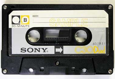 SONY/Duad（初代・発売記念サンプル）/カセット本体（C90・初期版）