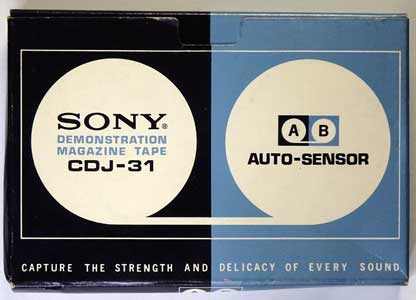 SONY/デモンストレーション・マガジンテープ CDJ-31/パッケージ