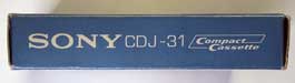 SONY/デモンストレーション・マガジンテープ CDJ-31/パッケージ
