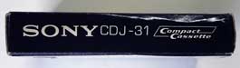 SONY/デモンストレーション・マガジンテープ CDJ-31/パッケージ