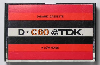 TDK/D（初代）/パッケージ（C60・時期による違い）