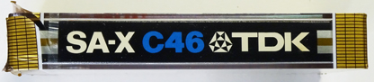 TDK/SA-X DEMONSTRATION TAPE/パッケージ